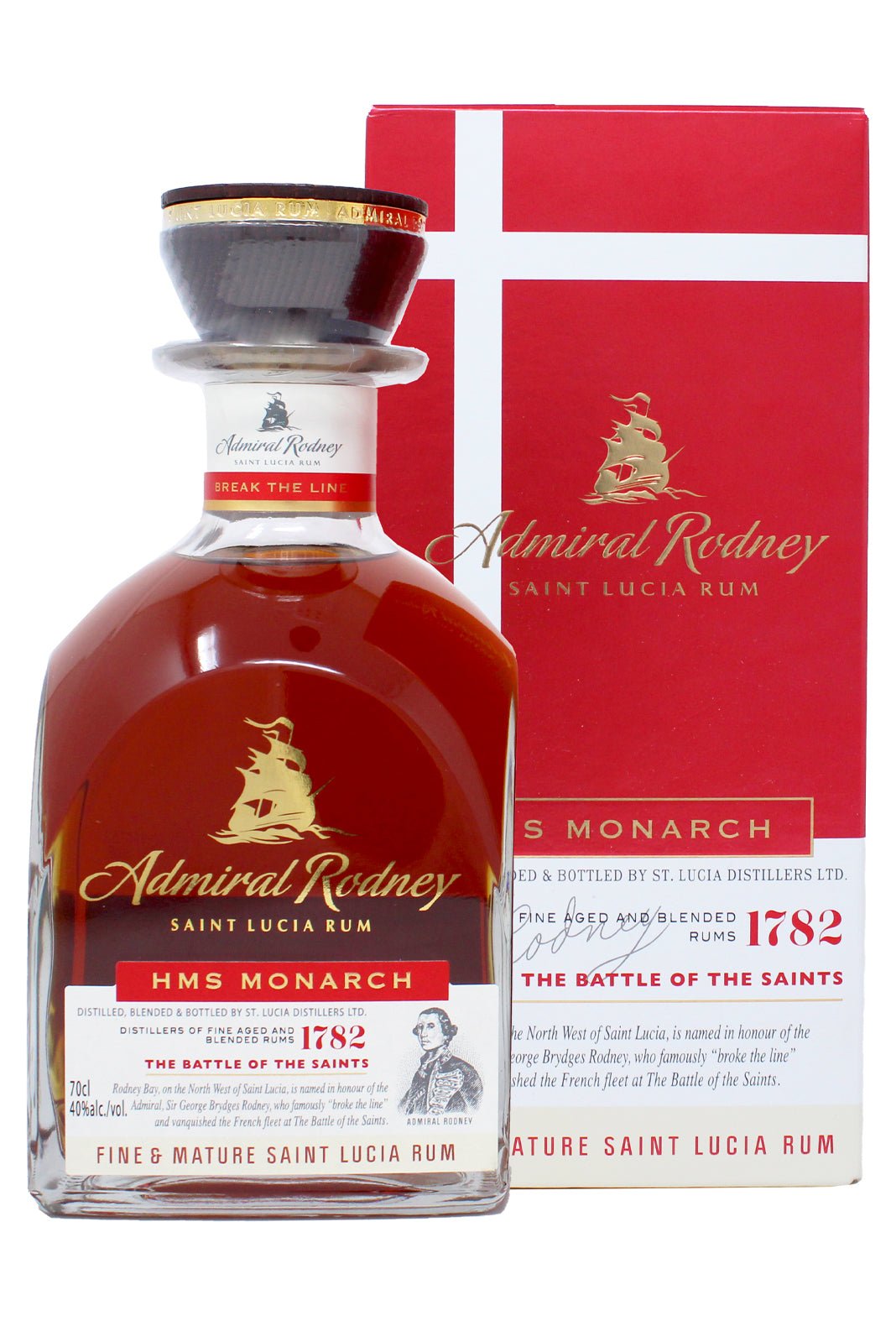 Admiral Rodney Monarch Rum 40% 700ml | Spirits of France