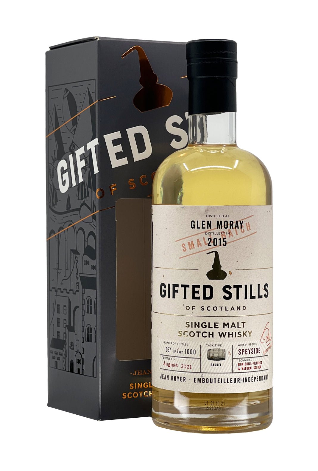 Jean Boyer Glen Moray 2015 Scotch Whisky 43% 700ml | Spirits of France